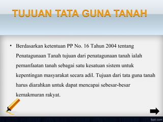 Tata Guna Tanah PPT | PPT