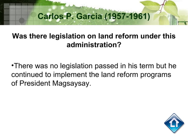 Agrarian land reform program (roxas aquino) | PPT | Agriculture ...