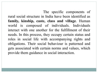 Agrarian legislation and rural social structure | PPTX