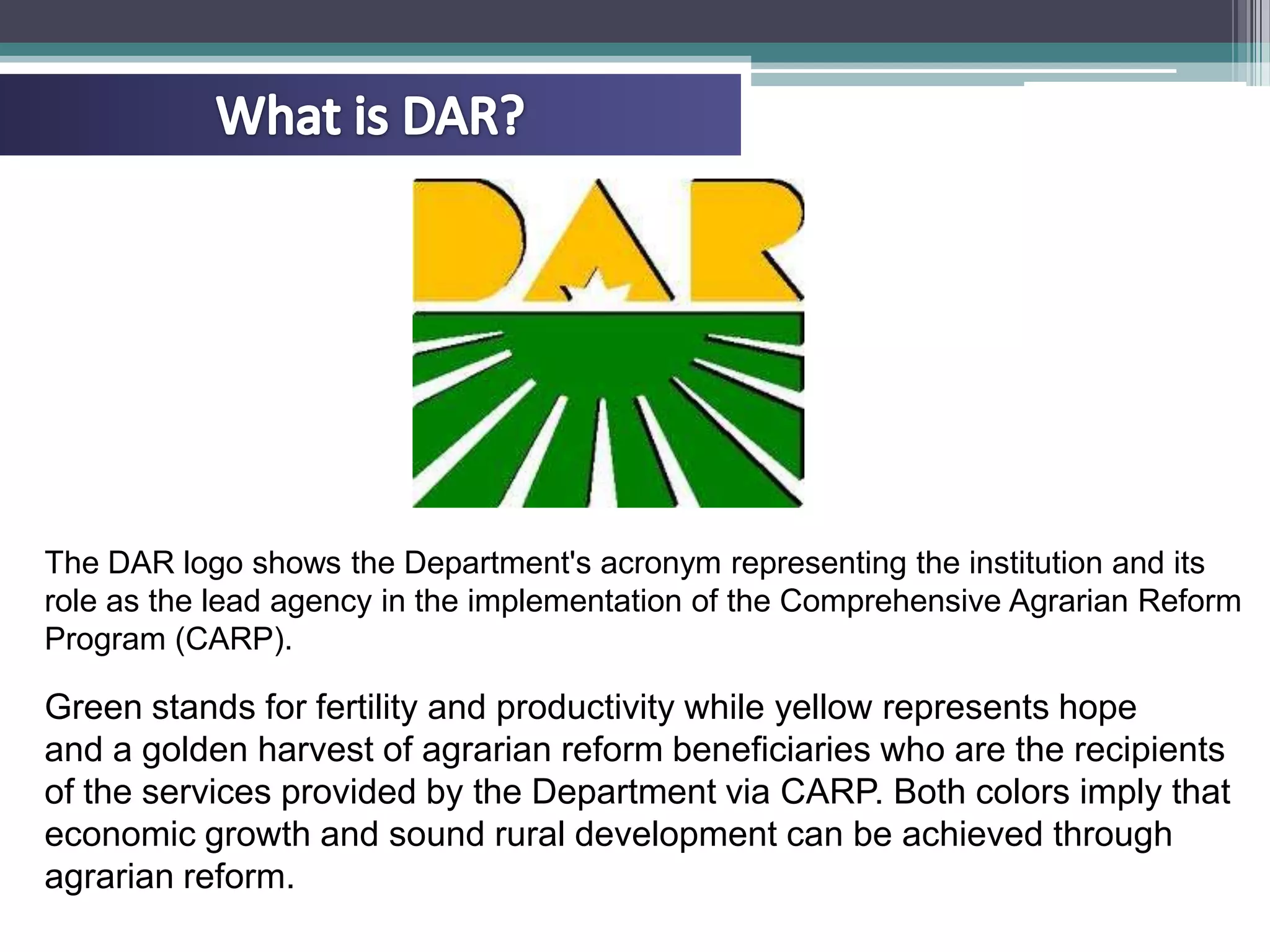 Agrarian Reform in the Philippines | PPTX