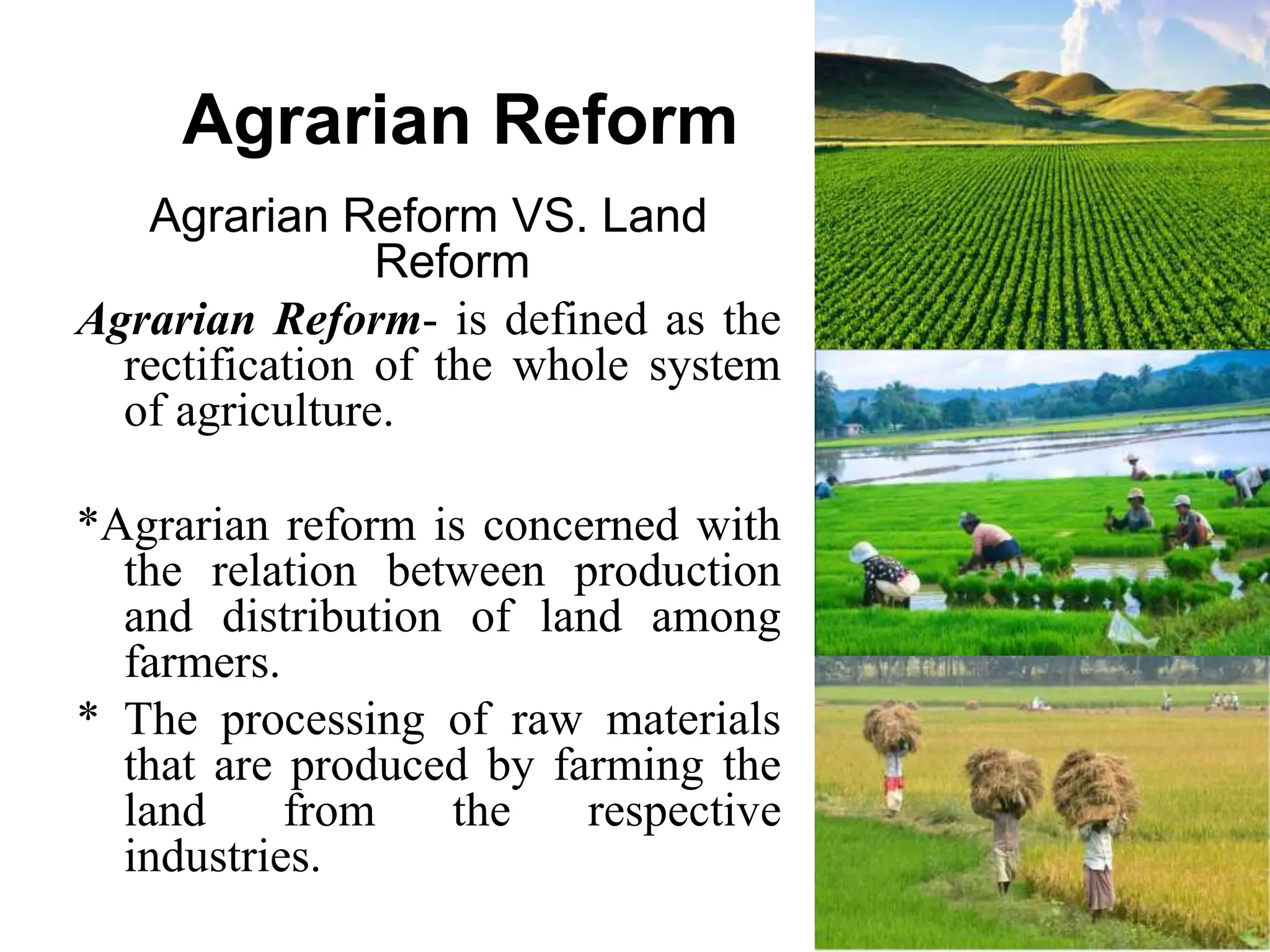 Comprehensive Agrarian Reform Program | PPTX