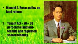 Agrarian Reform in the Philippines | PPTX