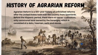AGrarian reform policies the philippine constitution (Group 4).pptx