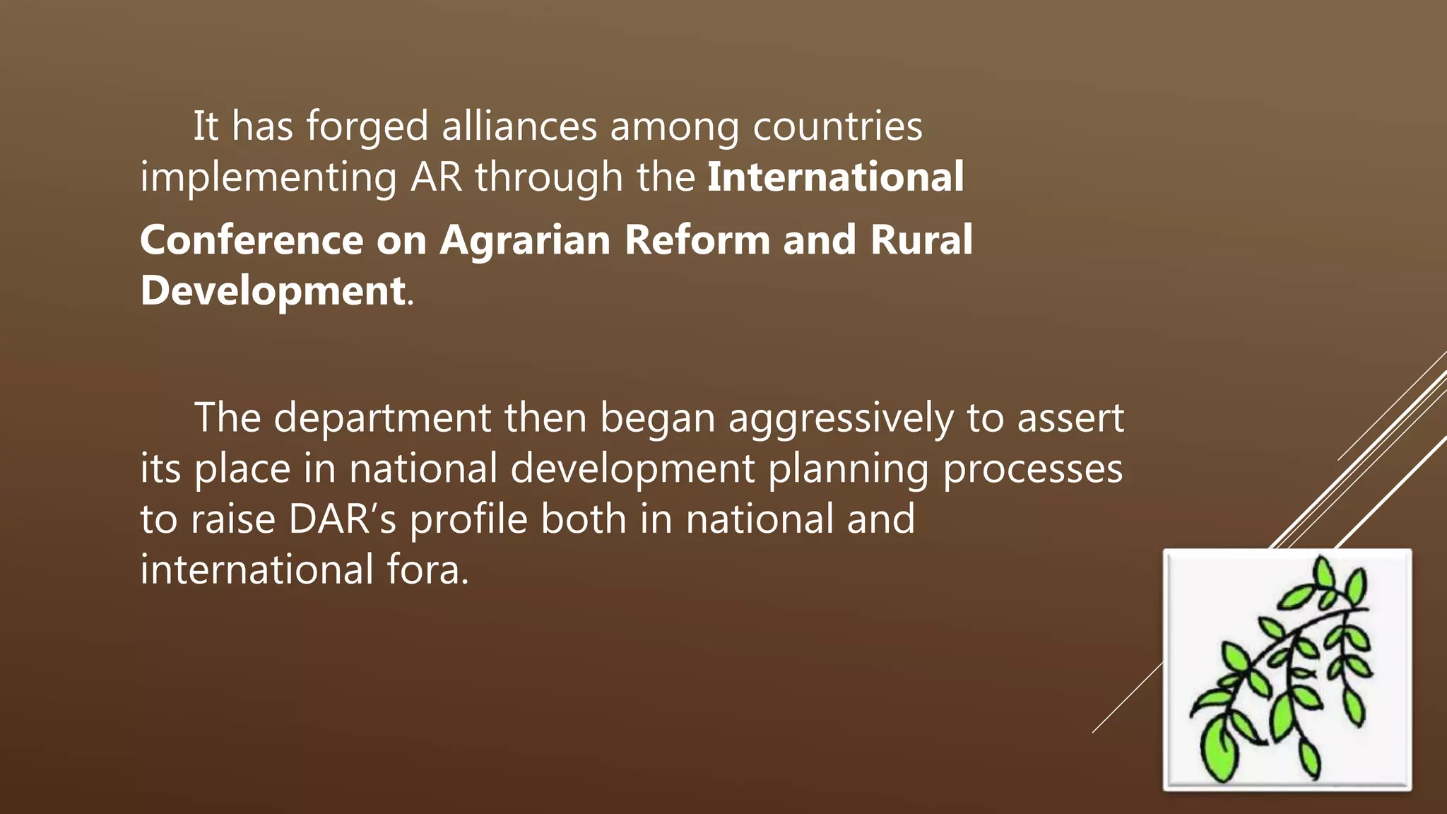 Agrarian reform program under president joseph ejercito estrada | PPTX