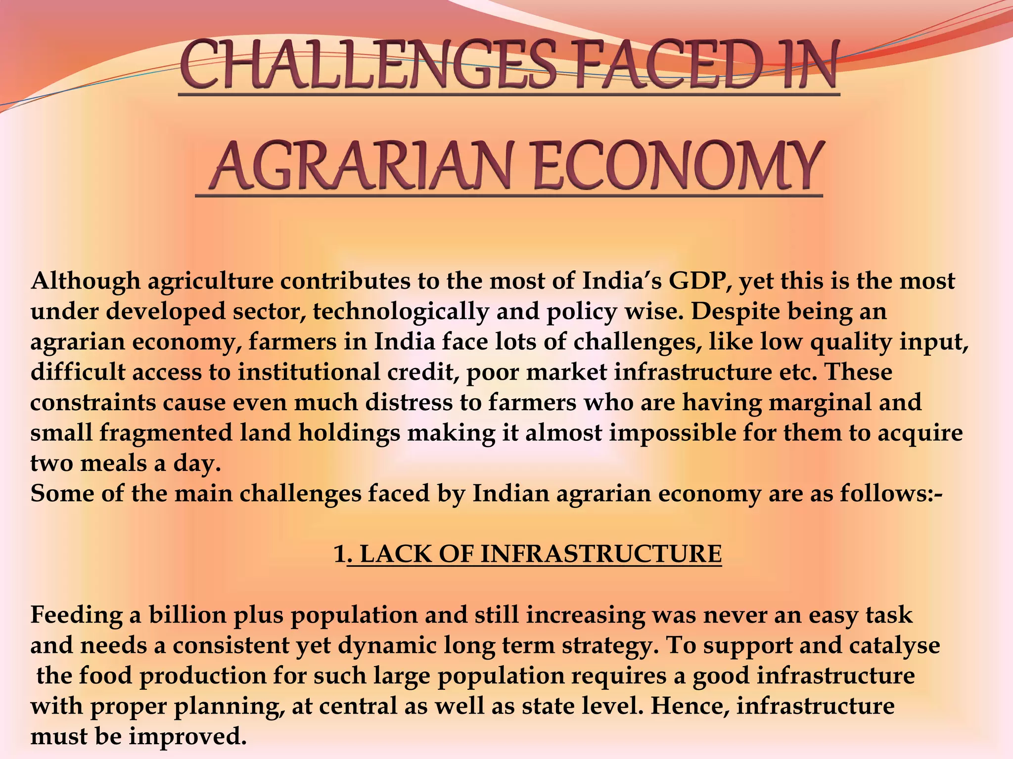 Agrarian society and modes of production | PPTX