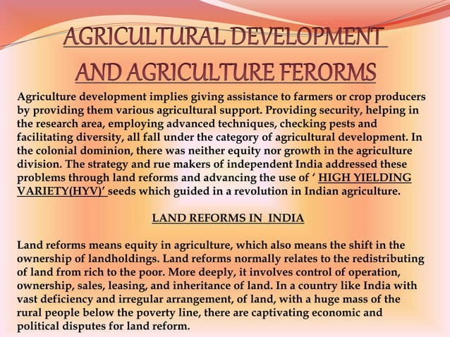 Agrarian society and modes of production | PPTX