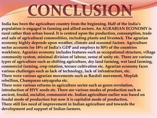 Agrarian society and modes of production | PPTX