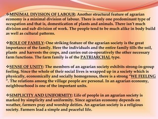 Agrarian society and modes of production | PPTX