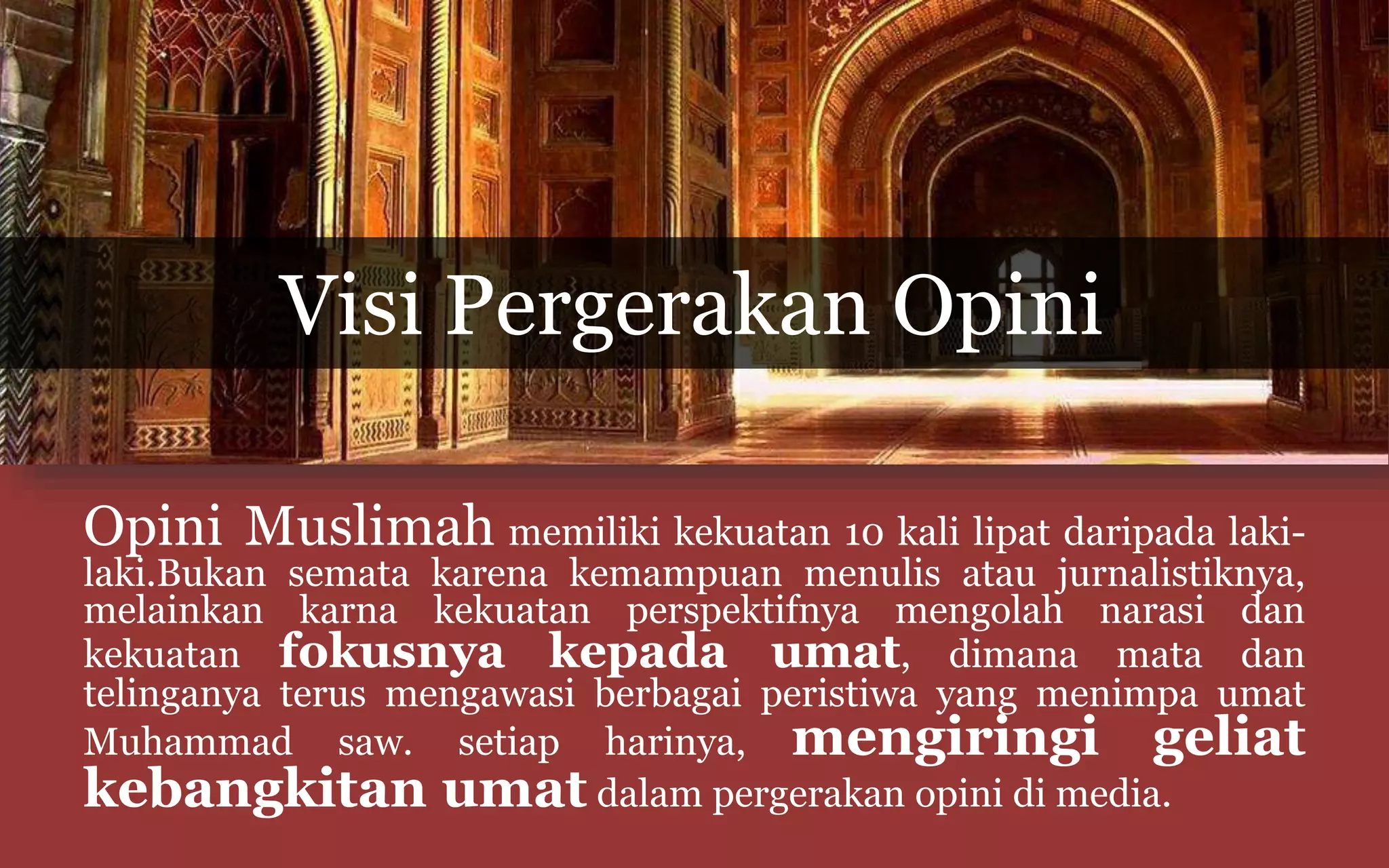 Agraris menjadi muslimah negarawan | PPTX