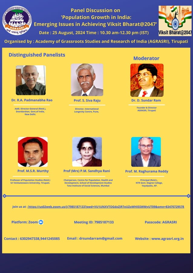 Invitation Card - Panel Discussion - Population Growth | PDF