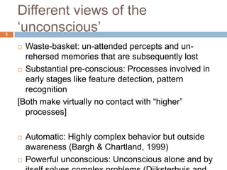 Issus with the definition of Unconscious Thought in Unconscious Thought ...