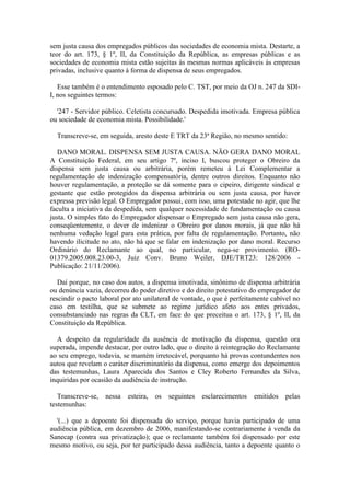 Agravo de instrumento. recurso de revista. empregado público sociedade de economia mista | PDF
