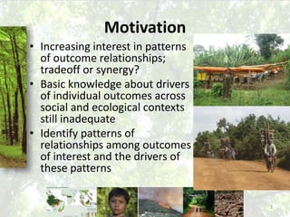 Carbon and Livelihood Outcomes on the Forest-Farm Frontier | PPTX
