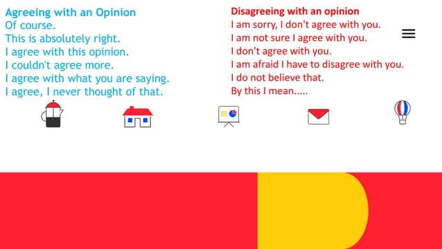 Agree and disagree | PPT