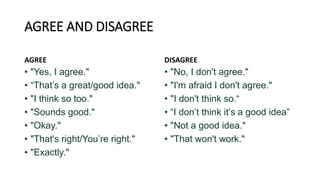 AGREE AND DISAGREE esl for kids very good.pptx