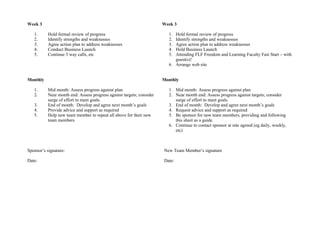 Agreed commitment sheet | PPT