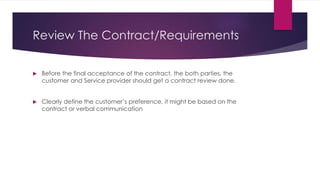 Agreed customer requirements | PPTX