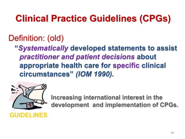 APPRAISAL OF GUIDELINES FOR RESEARCH & EVALUATION (AGREE) II Instrument ...