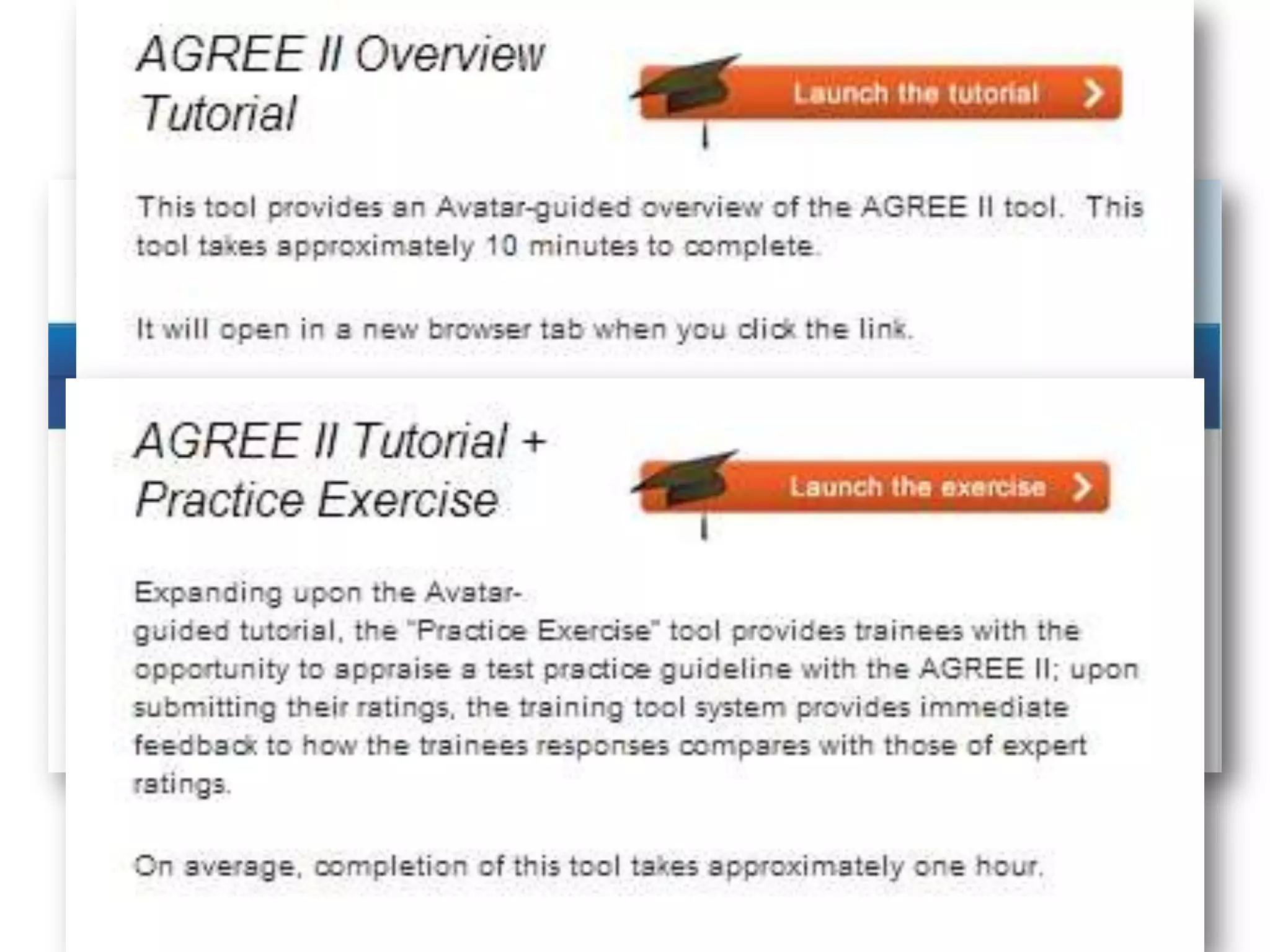 AGREE II Instrument: Assessment of the Quality of Clinical Practice ...