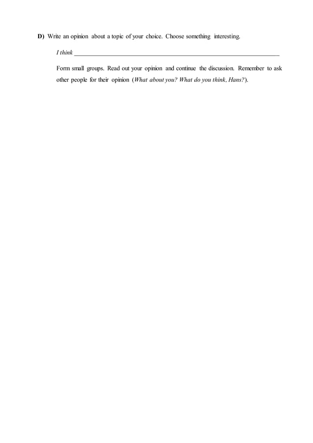 Agreeing and disagreeing (1) | DOCX