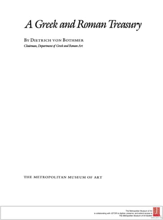 A Greek and Roman Treasury- http://www.projethomere.com