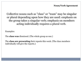 Noun/pronoun agrement and noun/verb agreement | PPTX