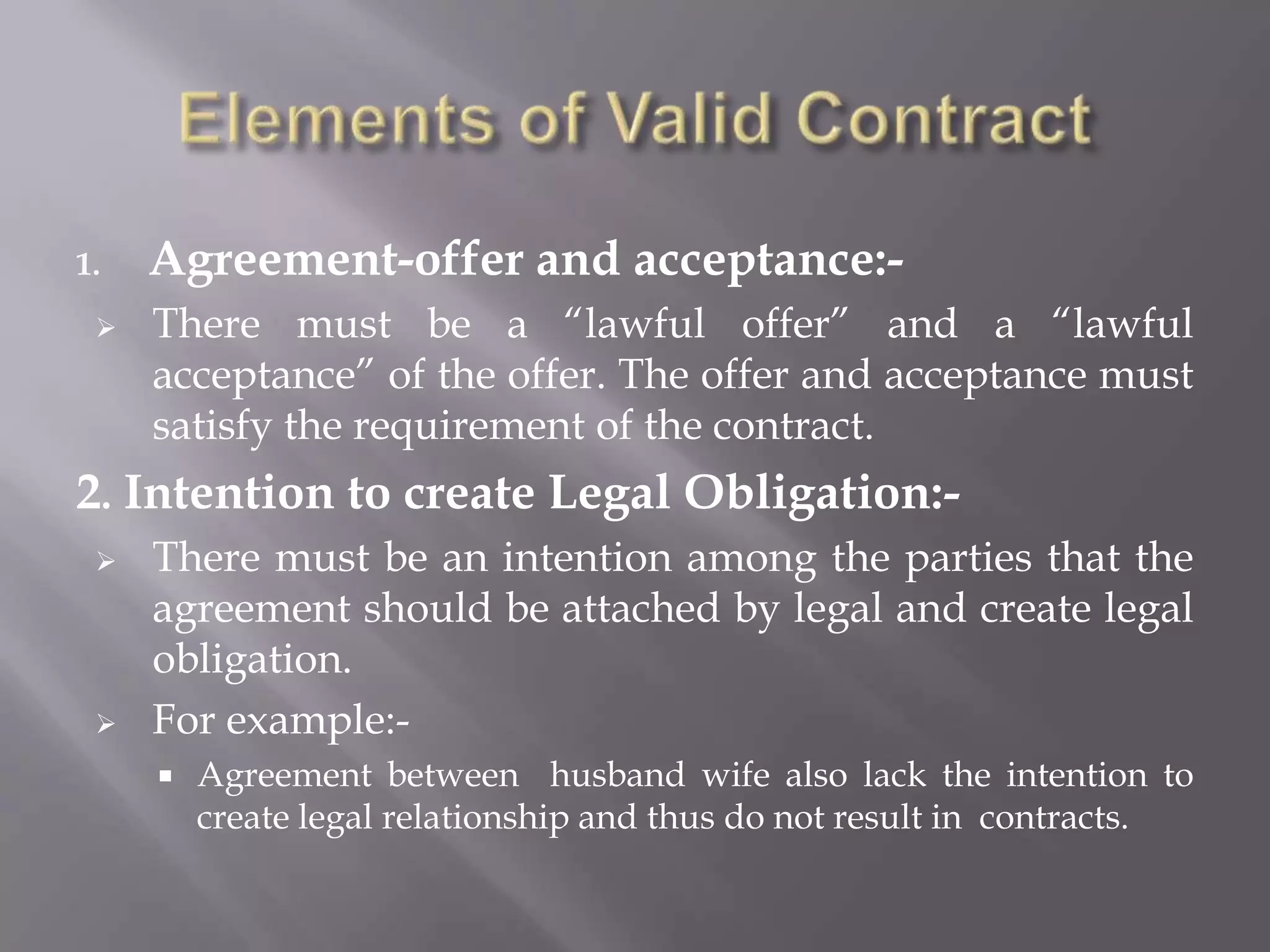 Agreement and contracts | PPTX
