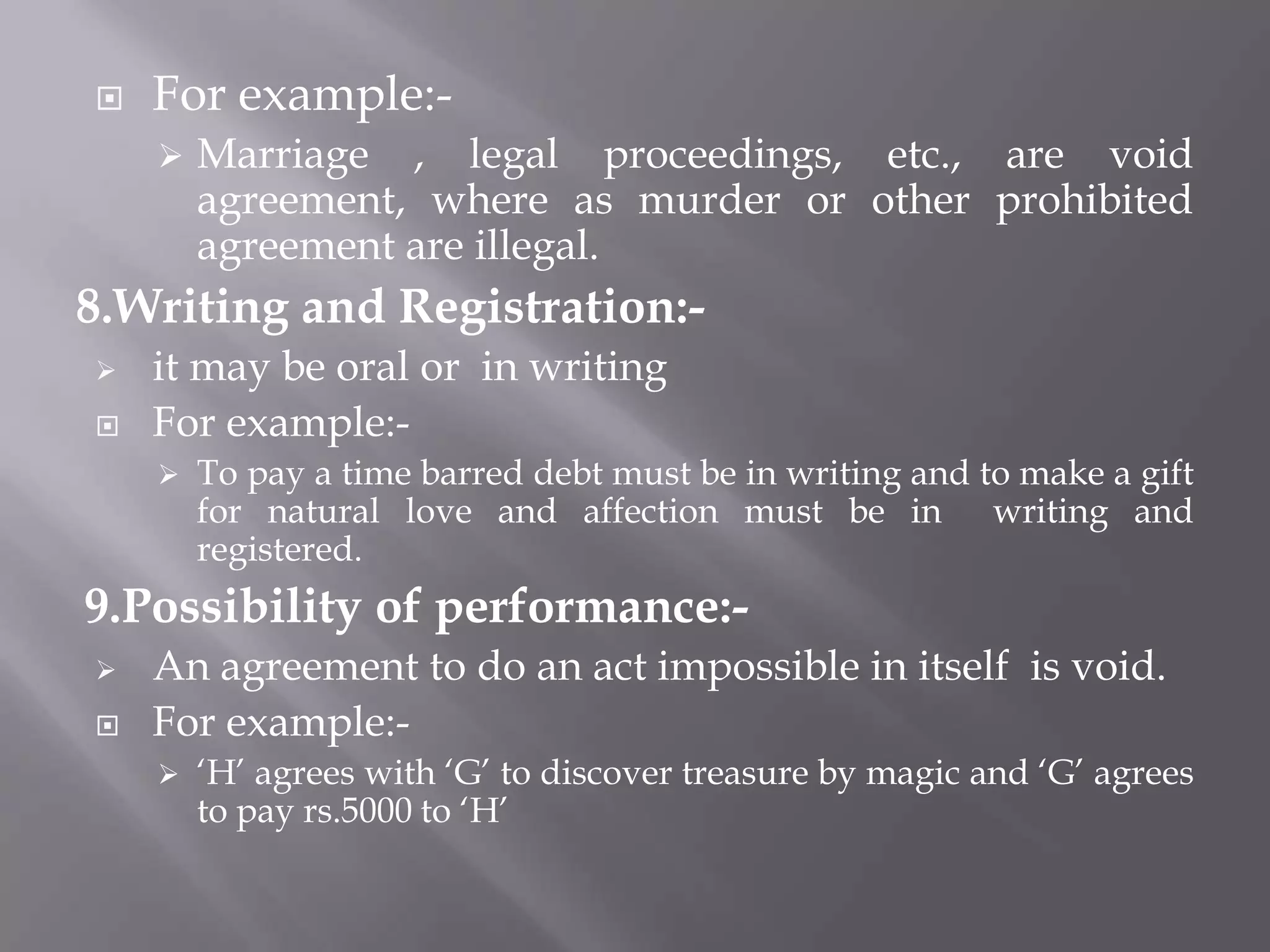 Agreement and contracts | PPTX