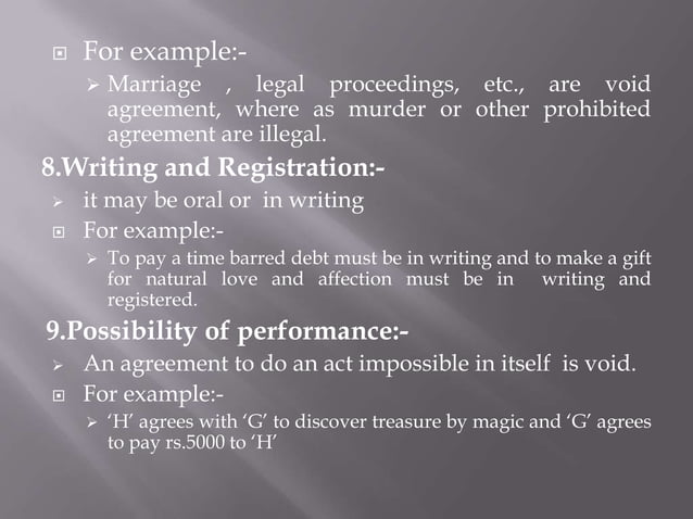 Agreement and contracts | PPTX