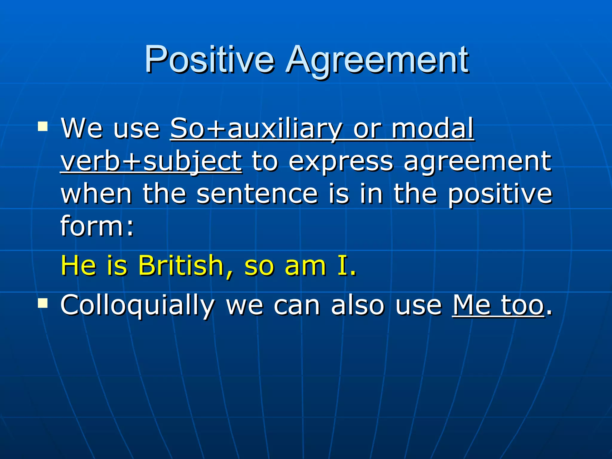 Agreement And Disagreement | PPT