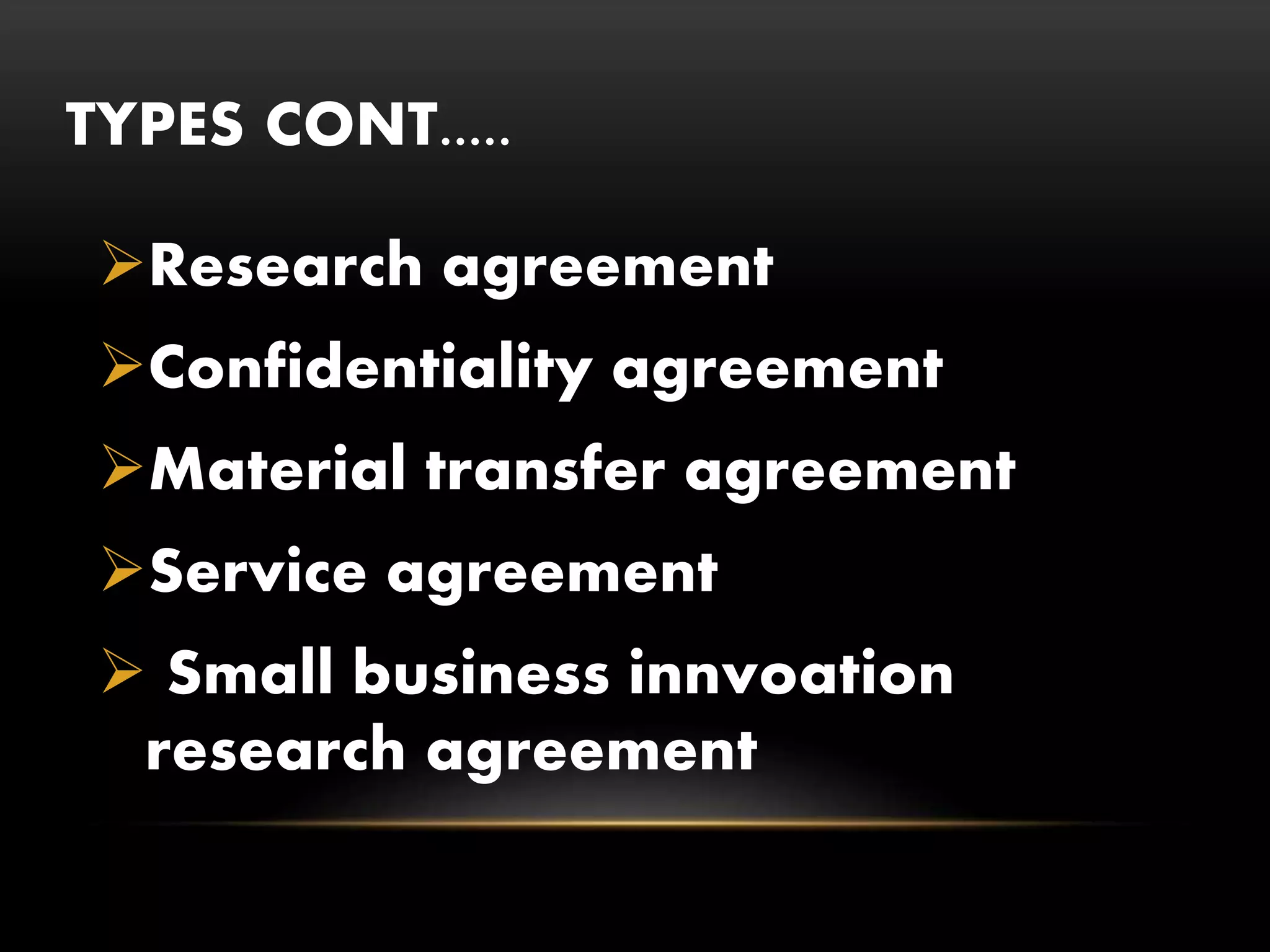 Agreement and its types | PPTX