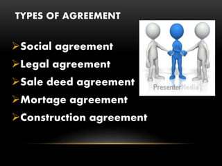 Agreement and its types | PPTX