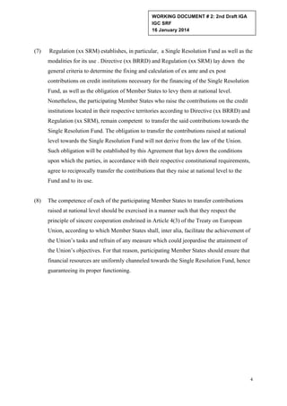 Agreement on the functioning of the Single Resolution Mechanism for the ...