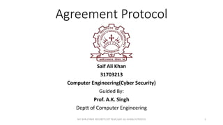Agreement protocol | PPT