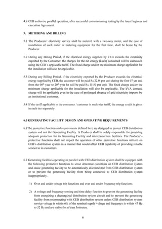 Agreements for Net metering, Net accounting, Net plus | PDF