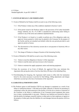 Agreements for Net metering, Net accounting, Net plus | PDF