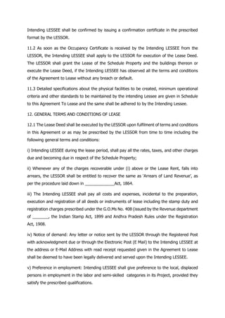 AGREEMENT TO LEASE | PDF