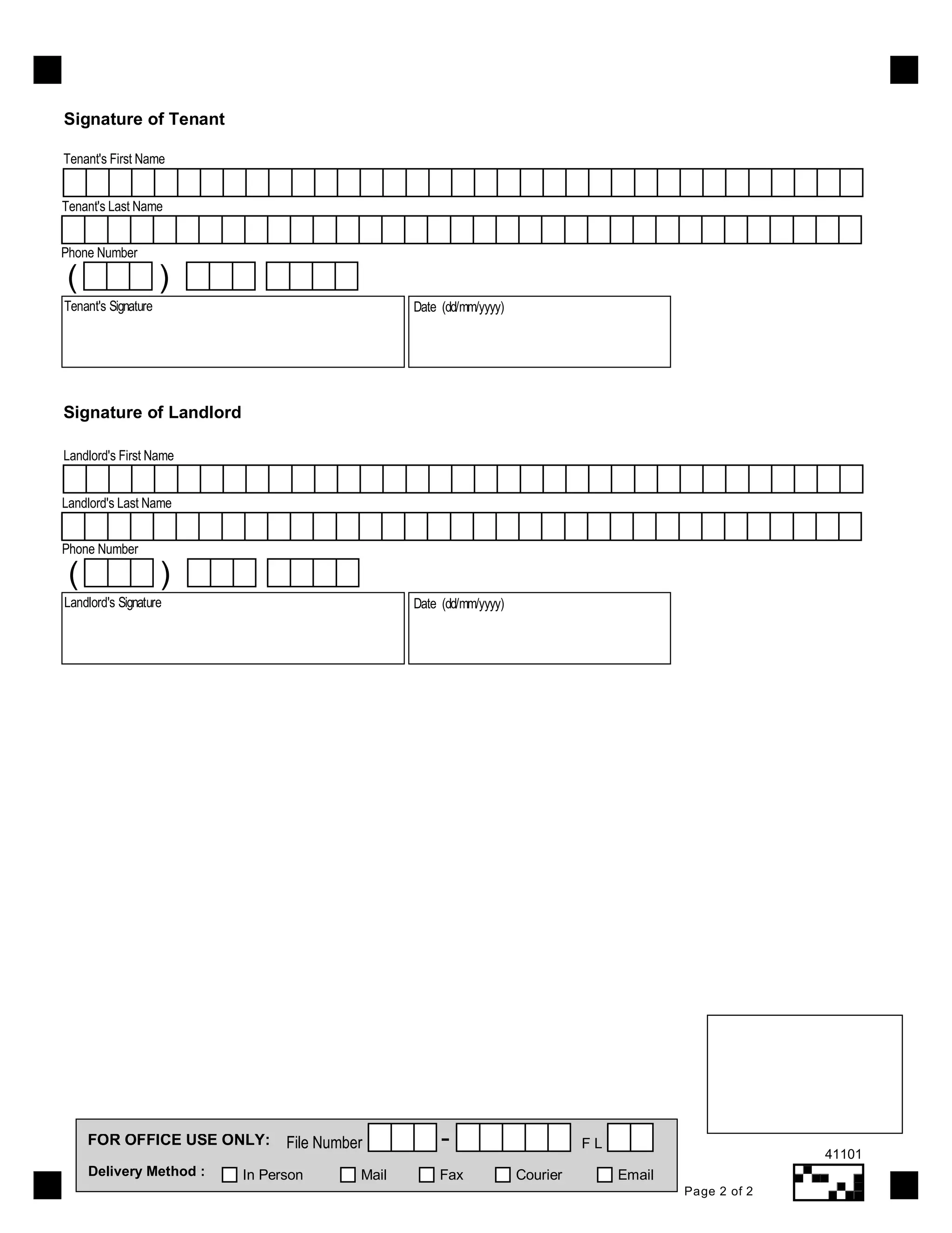 Agreement to Terminate a Tenancy N11 | PDF