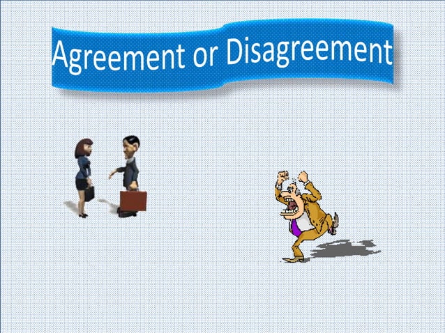 AGREE AND DISAGREE | PPTX