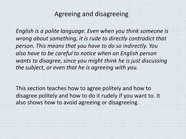 AGREE AND DISAGREE | PPTX