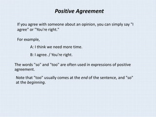 AGREE AND DISAGREE | PPTX