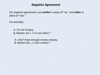 AGREE AND DISAGREE | PPTX