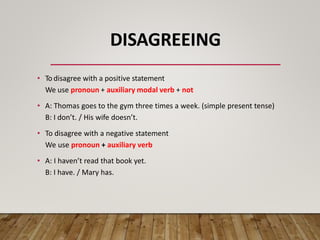 Agree or disagree | PPTX