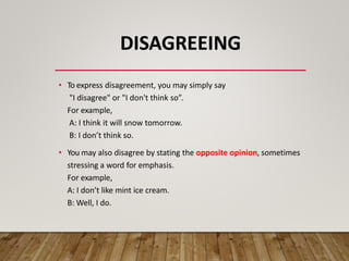 Agree or disagree | PPTX