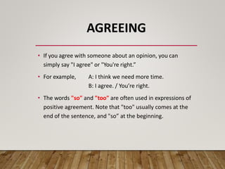 Agree or disagree | PPTX