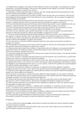 Agree or disagree | DOCX