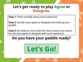 Agree or Disagree Persuasive Language Game PowerPoint.pptx