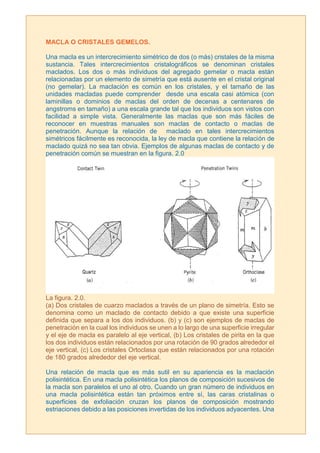 Agregados y maclas | DOCX