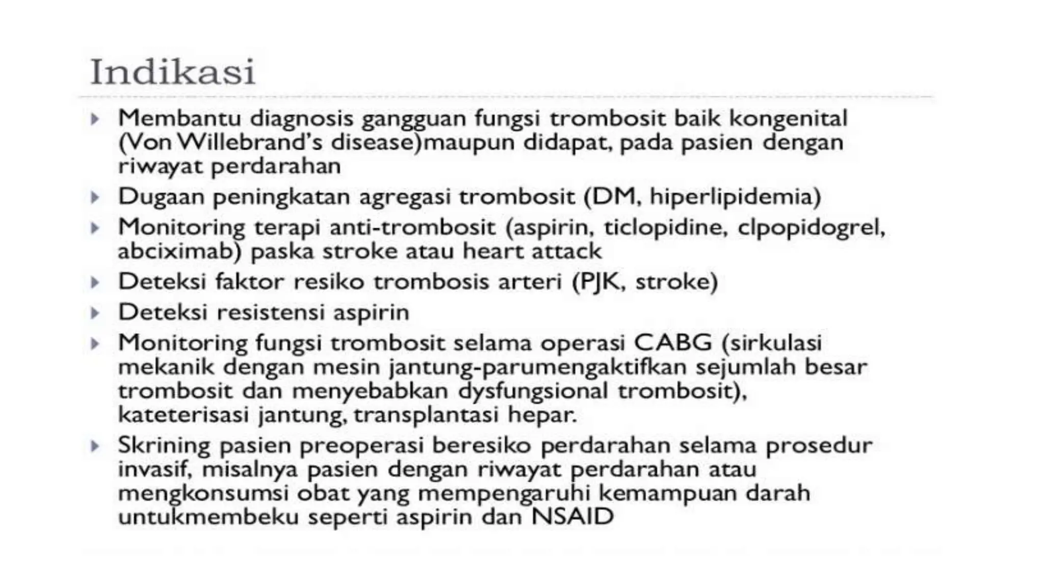 Agregasi Trombosit adalah perlekatan antar sesama trombosit | PPTX