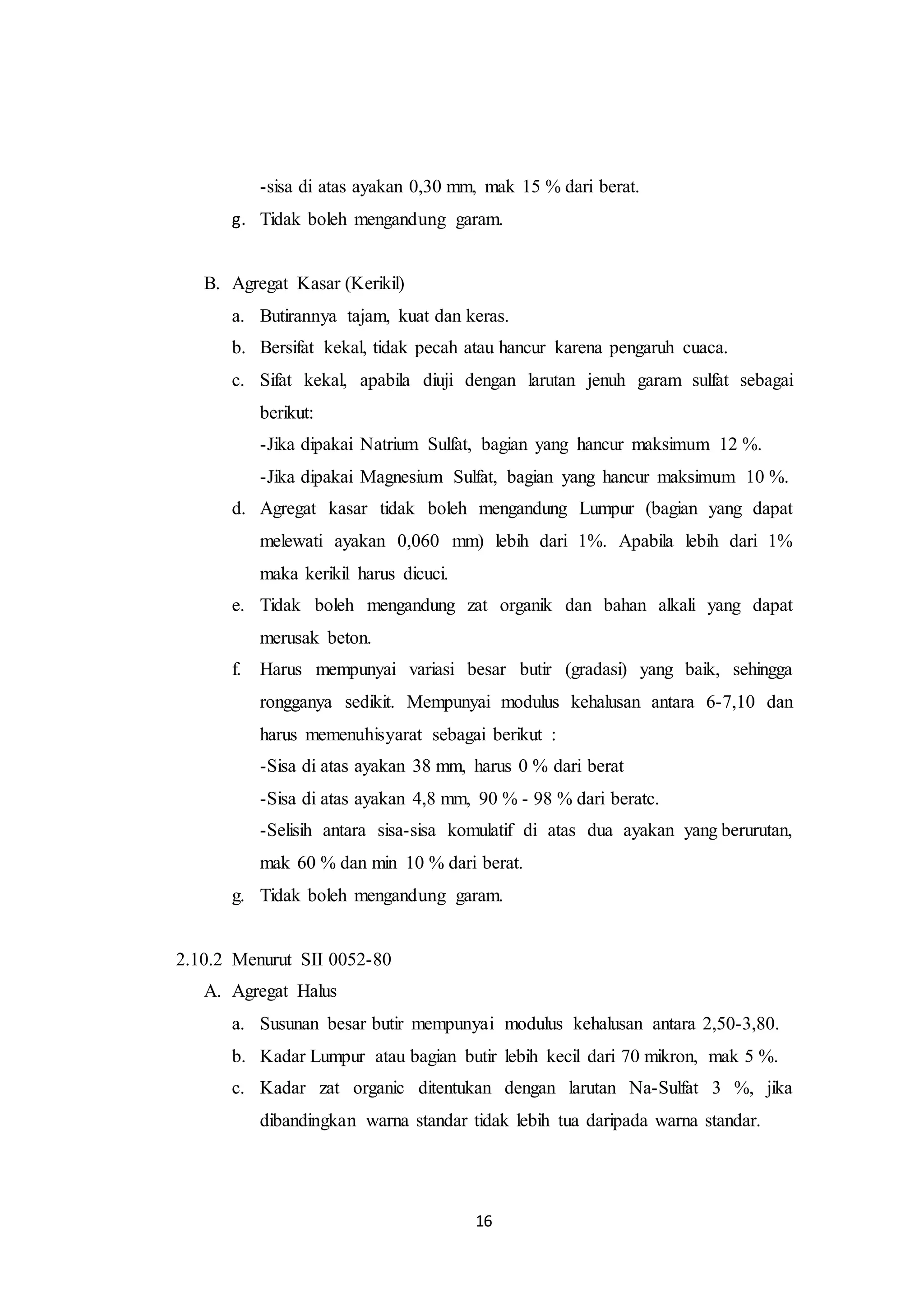 Agregat sebagai bahan bangunan | DOCX